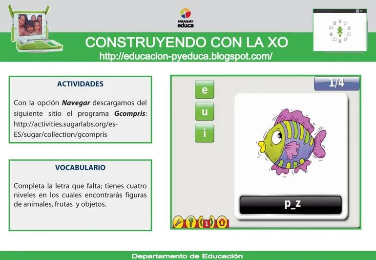 TRABAJANDO CON LA XO - Escolar - ABC Color