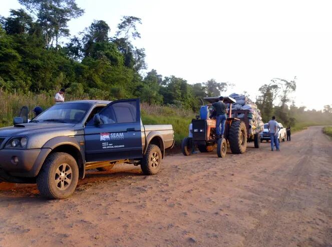 Incautan carbón extraído de parque nacional - Nacionales - ABC Color
