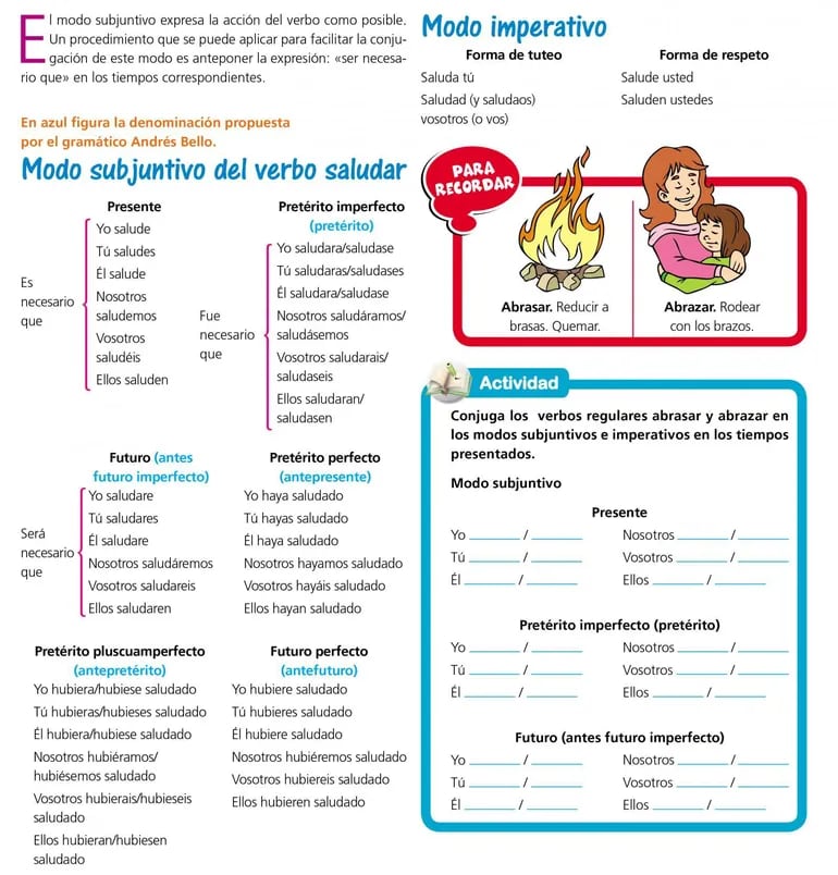 Verbos regulares (2) - Escolar - ABC Color