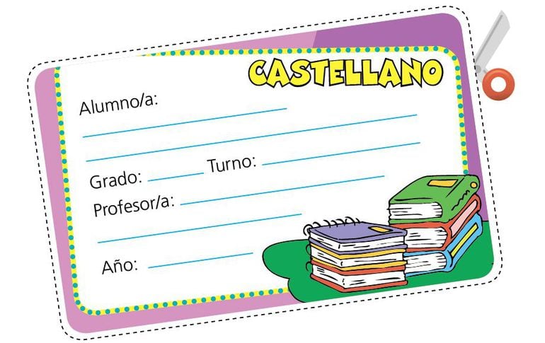 Rótulos para adornar los cuadernos - Escolar - ABC Color