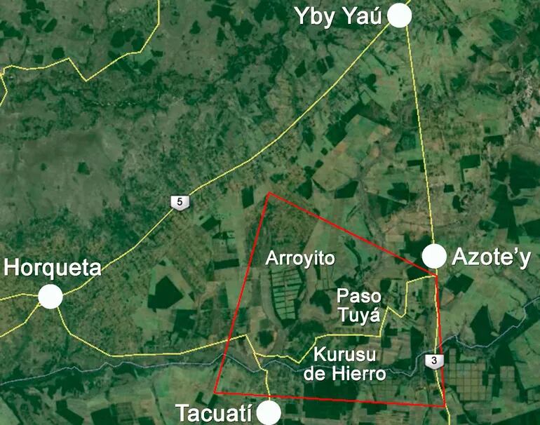 Secuestro de Arlan transcurre en un área de 20.000 hectáreas de monte ...