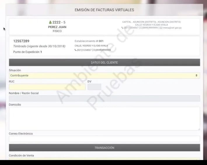 Uso de facturas virtuales, electrónicas y digitales - Nacionales - ABC ...