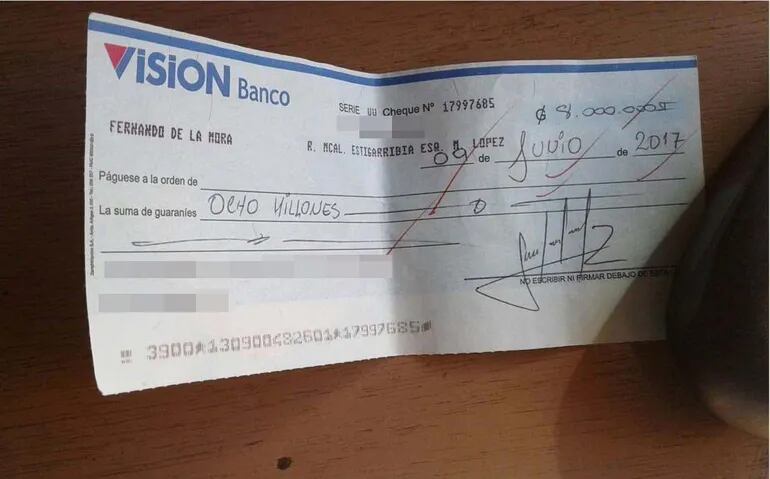 Estafan a casas comerciales con cheques - Nacionales - ABC Color
