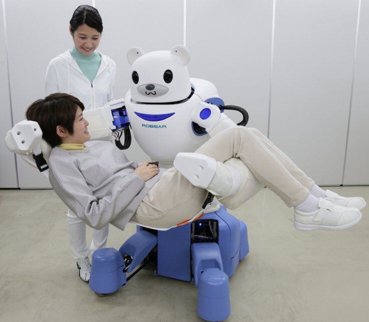 Crean en Japón un “oso-robot” para ayudar a personas con movilidad ...