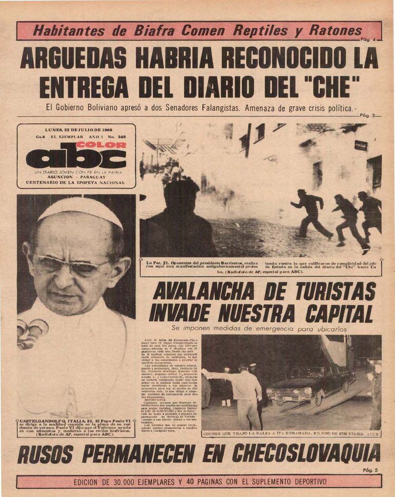 22 de julio de 1968 - Un día como hoy - ABC Color