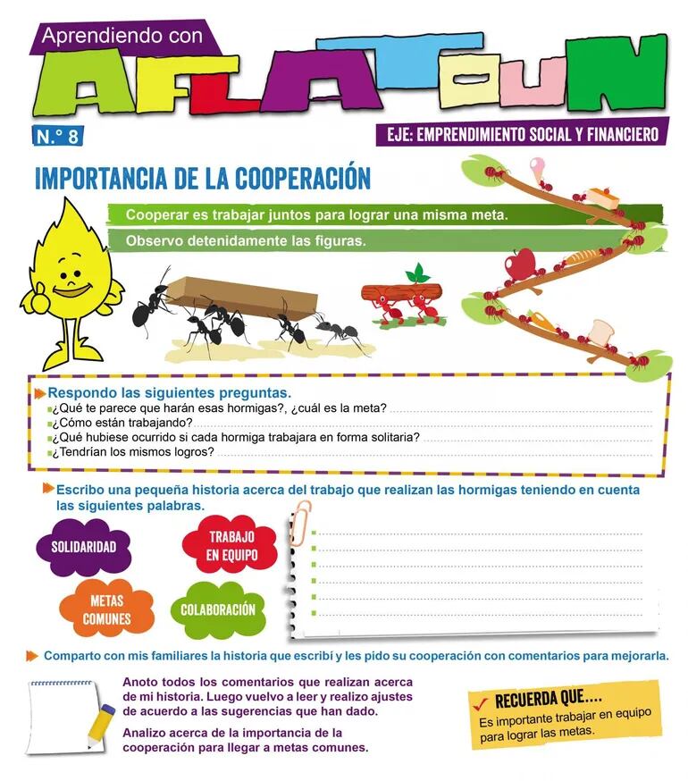 Aprendiendo con AFLATOUN - Escolar - ABC Color