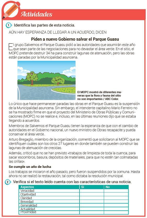 La noticia - Escolar - ABC Color