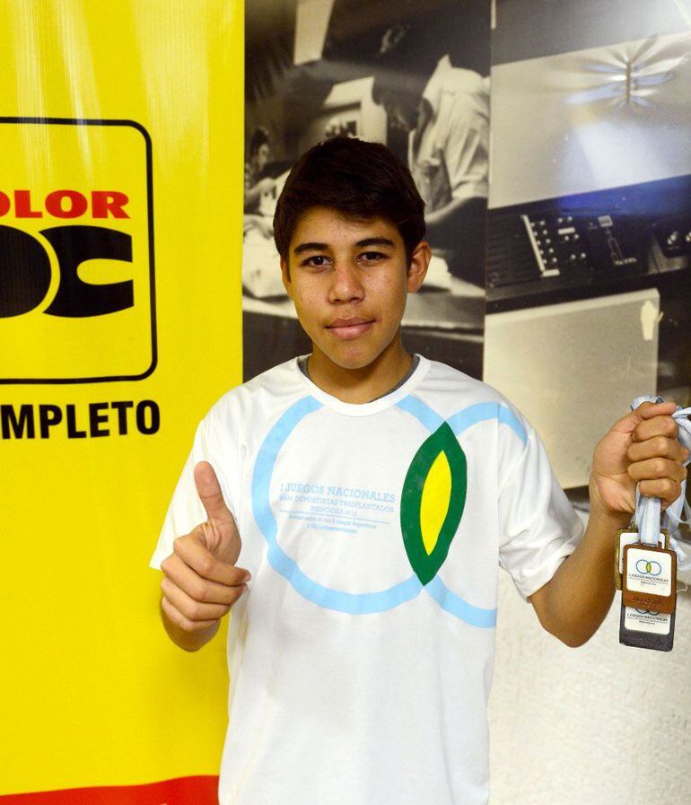 Mathías, nuestro representante - Deportes - ABC Color