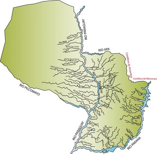 Hidrografía del Paraguay - Escolar - ABC Color