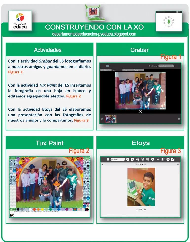 TRABAJANDO CON LA XO - Escolar - ABC Color