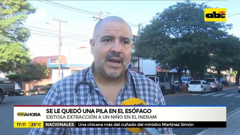 Se le quedó una pila en el esófago - ABC Noticias - ABC Color