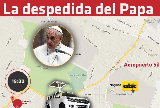 La despedida del Papa - Infografías - ABC Color