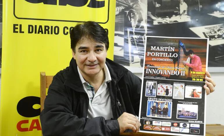 Martín Portillo apuesta a la innovación en el arpa - Artes y ...
