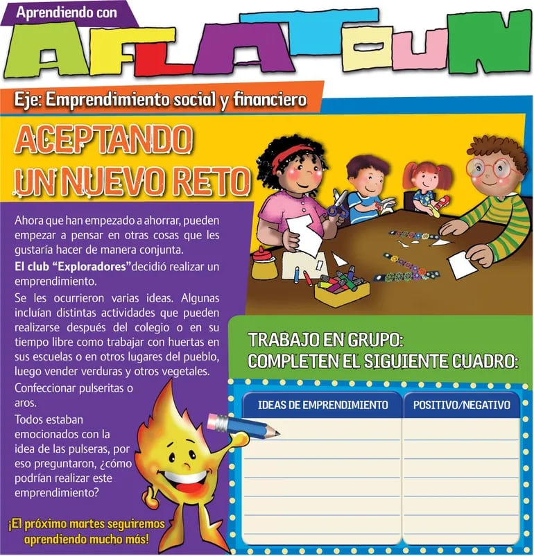 Aprendiendo con AFLATOUN - Escolar - ABC Color