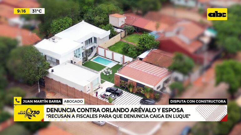 Otra denuncia contra Arévalo: usó fiscal “a medida” para promover causa contra constructora ...