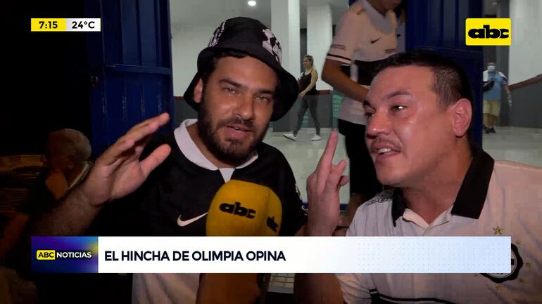 Video: el hincha de Olimpia opina tras el empate - ABC Noticias - ABC Color