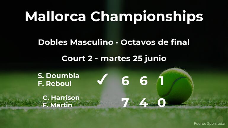 Doumbia y Reboul le arrebatan la plaza de la siguiente ronda a Harrison ...