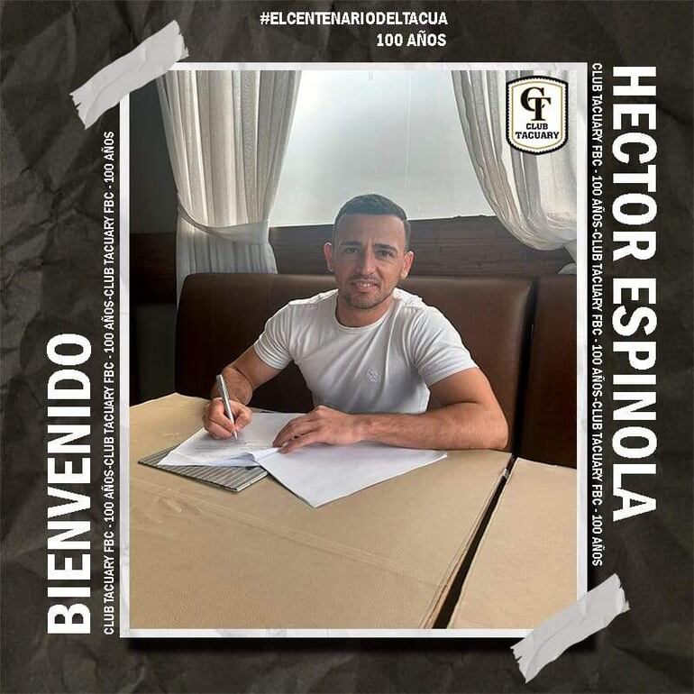 Tacuary: Espínola estampa la fima - Fútbol - ABC Color