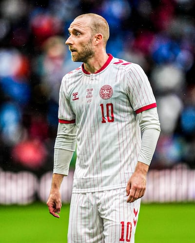 Christian Eriksen volvió a desplomarse en pleno partido con Dinamarca ...