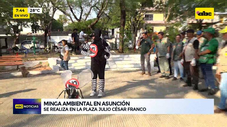 Video: Minga ambiental en Asunción - ABC Noticias - ABC Color