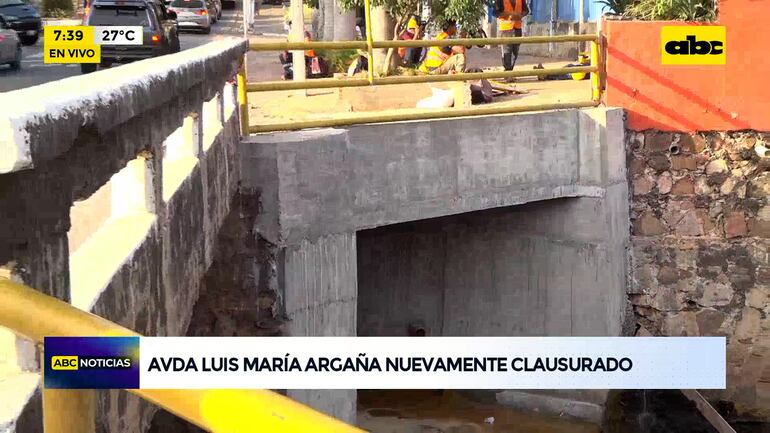 Video: Reanudan obras sobre puente de Avda. Luis María Argaña - ABC ...