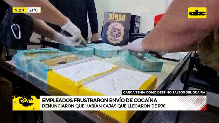 Chofer de transportadora frustra envío de pasta base a Salto del Guairá ...