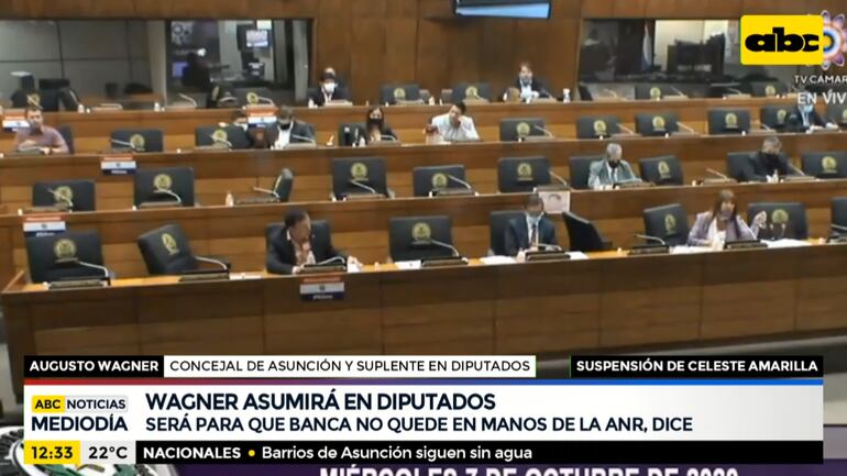 Augusto Wagner asumirá en Diputados - ABC Noticias - ABC Color