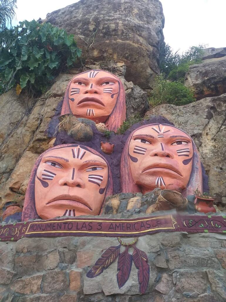 Tobatí: artesano cuestiona la pintura del monumento Las Tres Américas ...