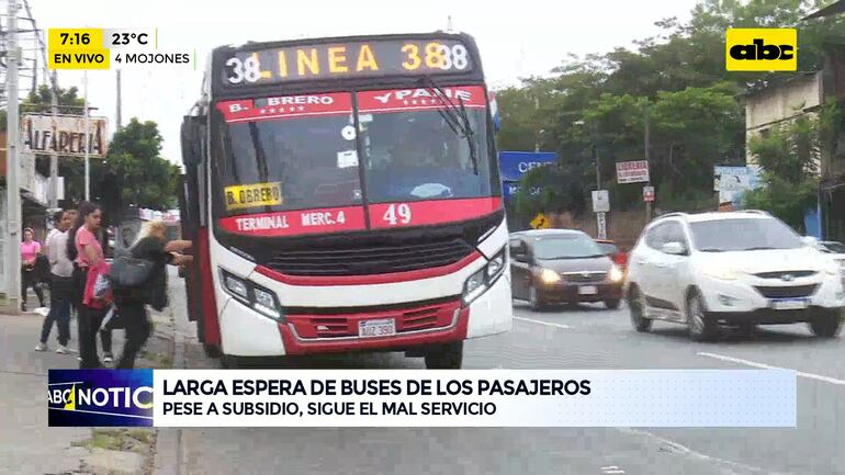 Pese a subsidio a transportistas, pasajeros esperan varias horas el ...