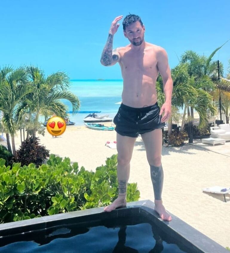 Messi, de vacaciones en las Bahamas antes de desembarcar en Miami ...