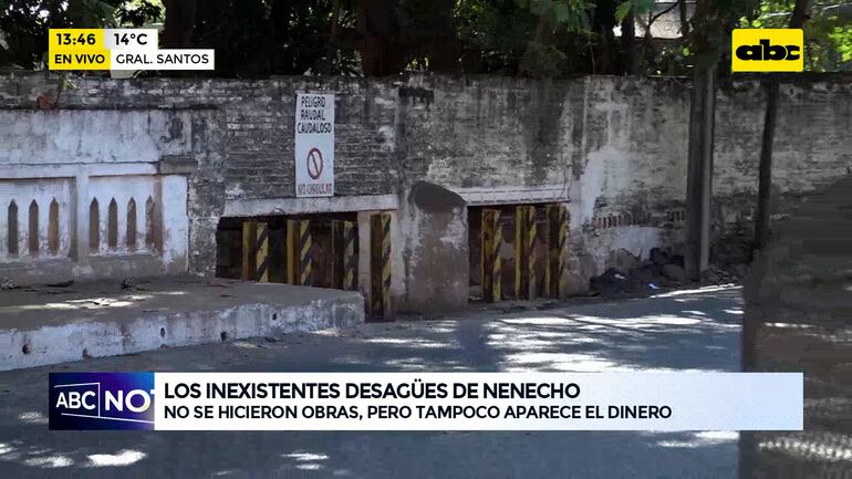 Video: los inexistentes desagües de Nenecho Rodríguez - ABC Noticias ...