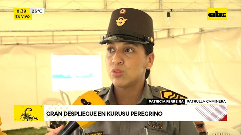 Video: Gran despliegue en Kurusu Peregrino - ABC Noticias - ABC Color