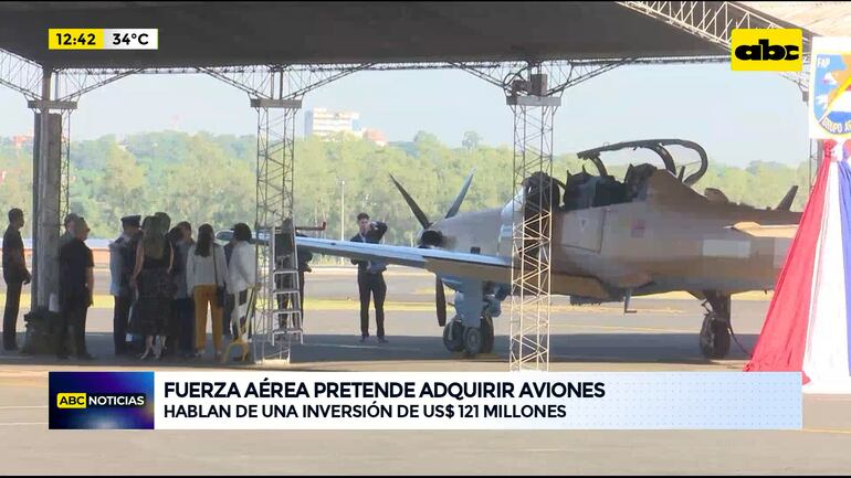 Video: Fuerza Aérea pretende adquirir aviones - ABC Noticias - ABC Color