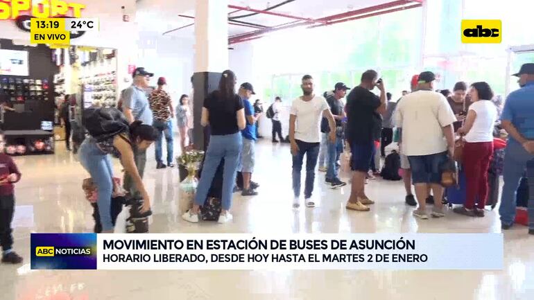 Video: movimiento en Estación de Buses de Asunción - ABC Noticias - ABC ...