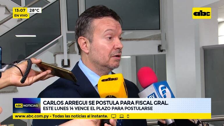 Carlos Arregui se postula para fiscal general - ABC Noticias - ABC Color