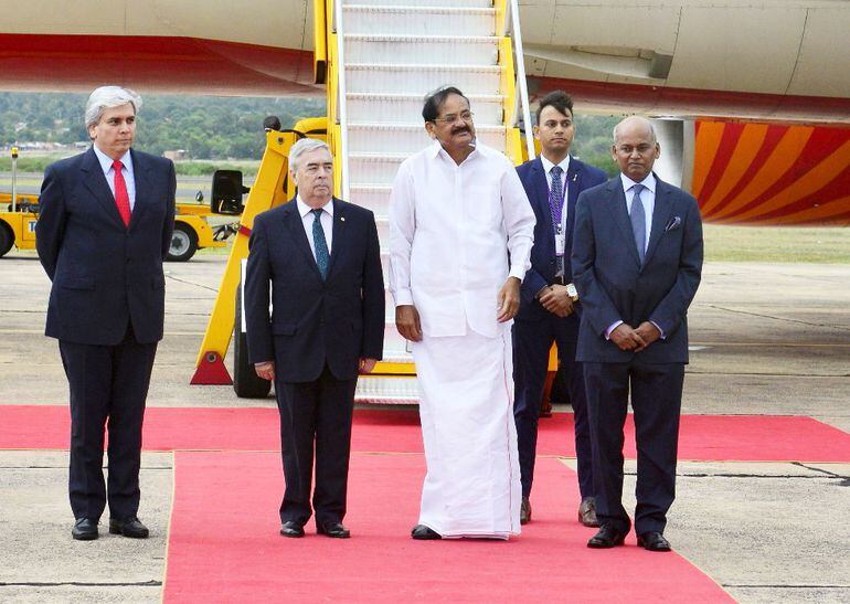 Abdo recibe al vice de India - Política - ABC Color