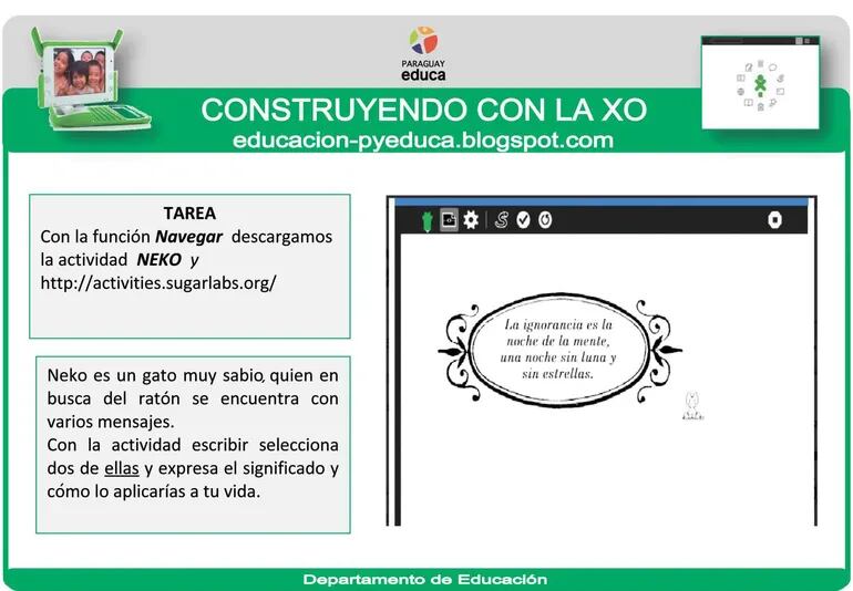 TRABAJANDO CON LA XO - Escolar - ABC Color